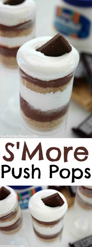 S'More Push Pops - OurFamilyofSeven.com